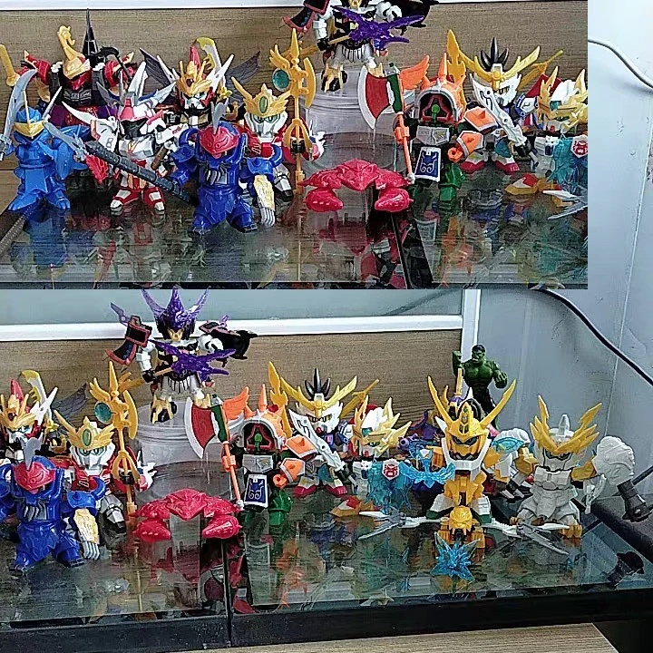 SD/BB Gundam 3 Kingdoms Three Kingdoms Set of 2 Gundam Kid Toy Model ...