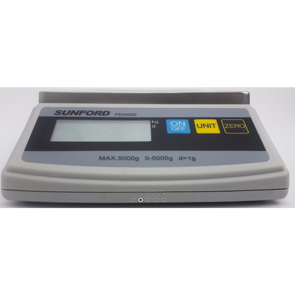 เครื่องชั่งน้ำหนักดิจิตอล สำหรับในครัวเรือน ชั่งได้สูงสุด 5 กิโล SUNFORD FEH5000 ประกัน 3 ปี ...