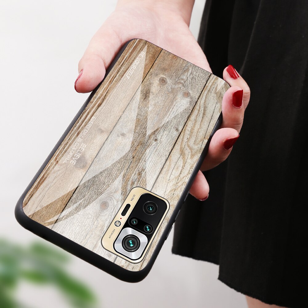 เคสโทรศัพท์แข็งกระจก Luxury Phone Case for Xaiaomi Redmi Note 10 Pro ...