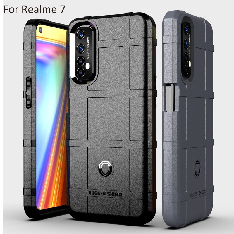 เคสโทรศัพท์ซิลิโคนกันกระแทกสําหรับ Oppo Realme 7 7i 7 Pro ...