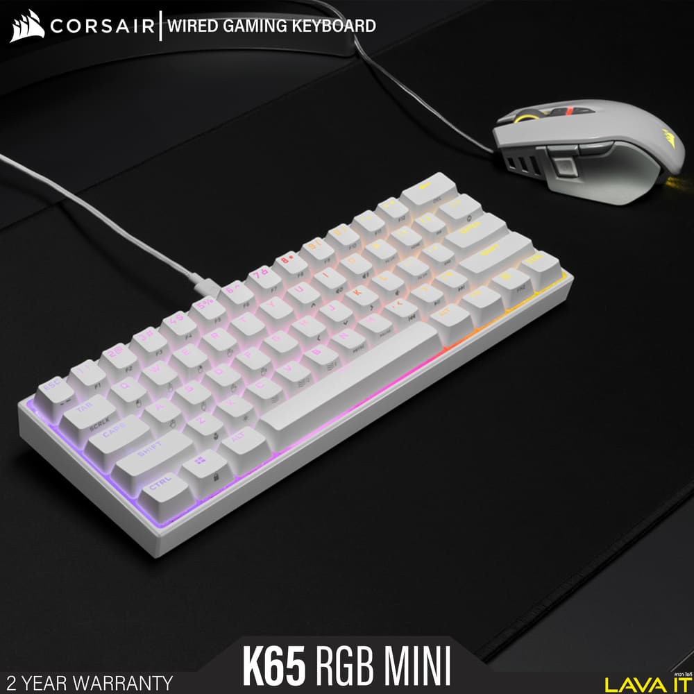 Corsair K65 RGB MINI 60 (Eng keycap) - lava_it - ThaiPick
