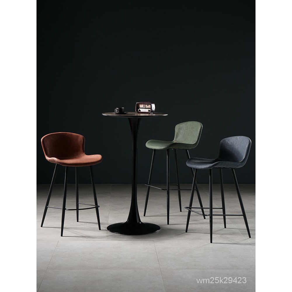 Nordic Home Leisure Bar Stool Simple Modern Coffee Shop Creative High ...