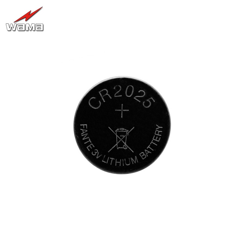 100pcs5pack WAMA CR2025 3V Button Cell Coin Battery Car Remote BR2025 ...