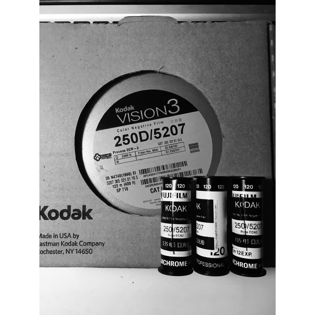ฟิล์มถ่ายรูปโกดัก 5207 kodak 5207 250D IMAXปริมาณการบรรจุ120ฟิล์มกันรอย ...