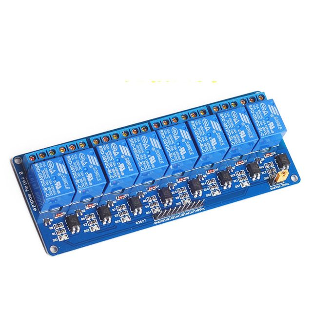 8 Channel Relay (10A) 5V Relay 8 ช่อง Module Board for Arduino PIC AVR MCU DSP ARMARMI ...