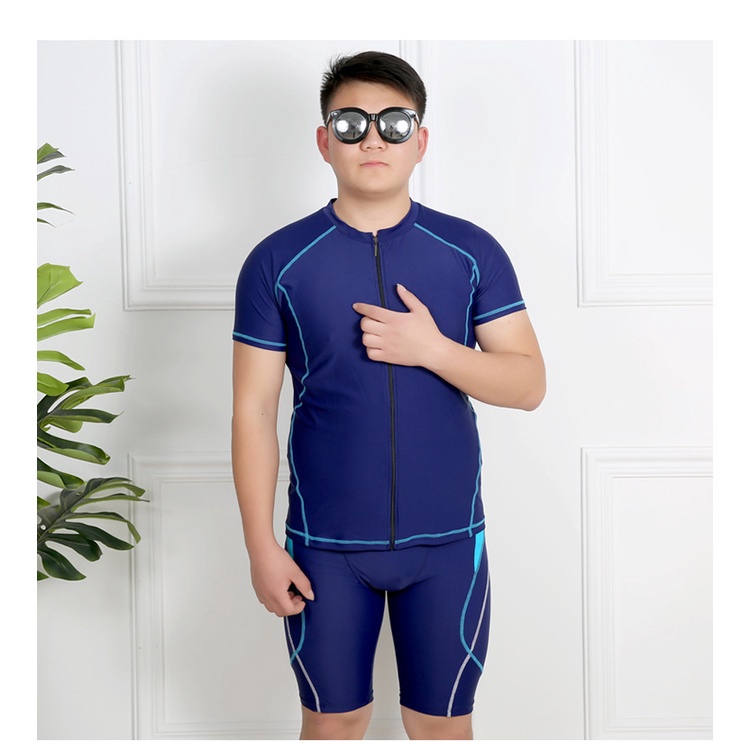 ชุดว่ายน้ำน้ำชายอ้วน มีแล้ว 2XL-7XL รหัส1511 - avanzar.swimshop - ThaiPick