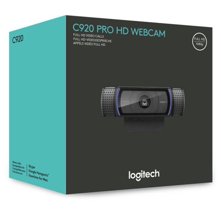 Logitech C920 Pro HD Webcam (กล้องเว็บแคม) Full HD (1080p ที่ 30fps ...