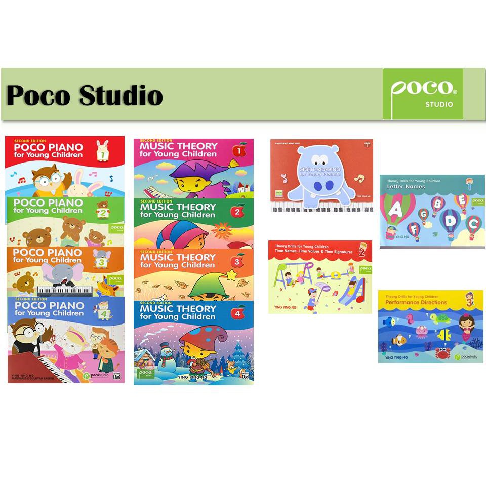 Poco Studio Series (หนังสือเปียโนสำหรับเด็ก) | Shopee Thailand