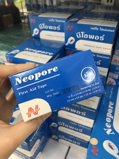 Neopore : นีโอพอร์ เทปใสแต่งแผล ขนาดเล็ก 1/2นิ้วx2.5หลา | Shopee Thailand