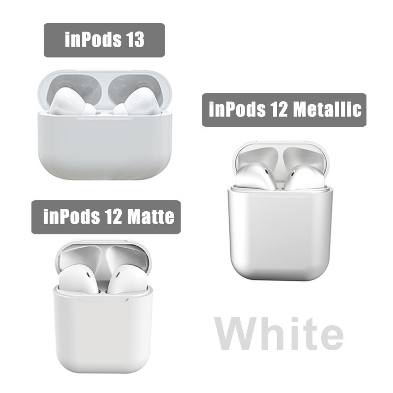 inPods i13 inPods i12 TWS Wireless Earbuds หูฟัง Macaron Bluetooth 5.0 ...
