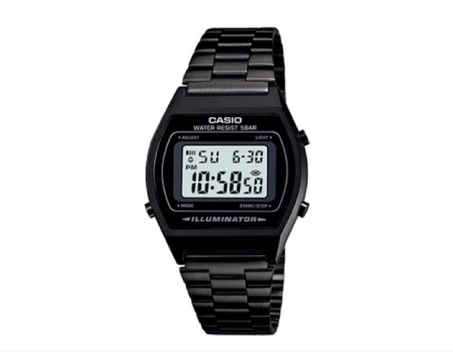 นาฬิกาCASIO DIGITAL รุ่น ฺB640WB-1A B640WB-1B สแตนเลสสีดำ - korakrin - ThaiPick