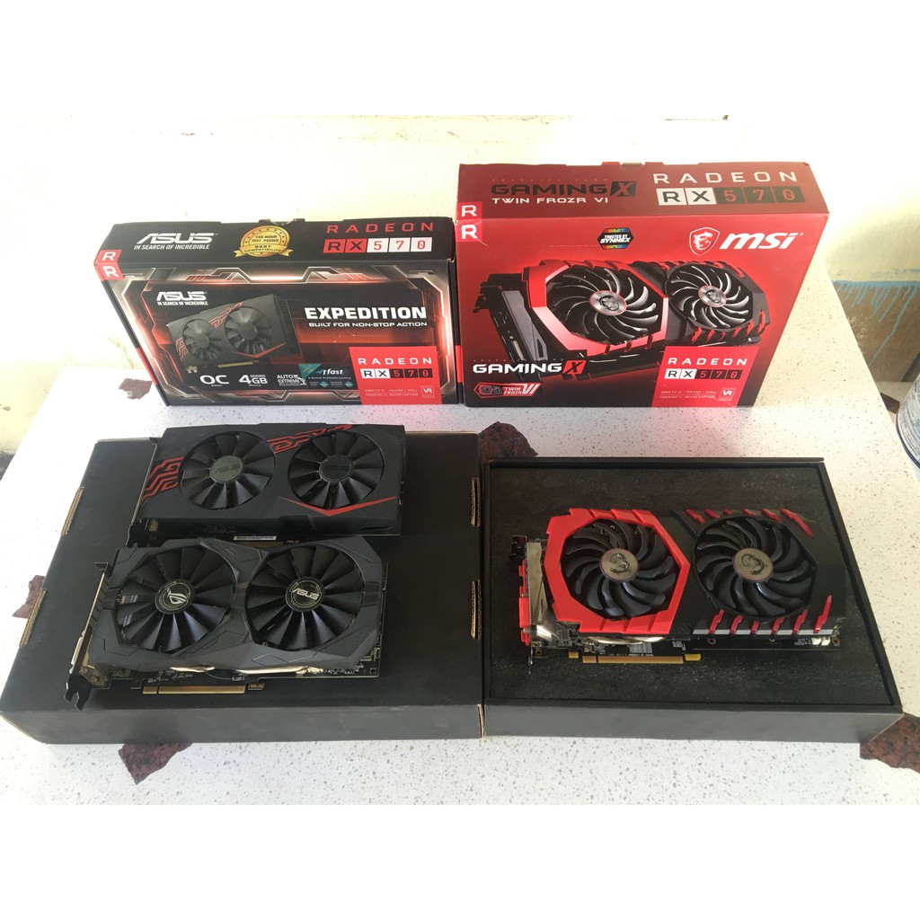 (การ์ดจอ)MSI RADEON RX 570 8GT OC - 8GB GDDR5 ของใหม่ จากการเคลม ...