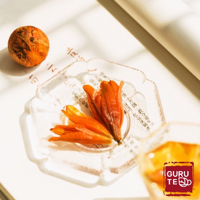 ชาดอกไม้ อัดก้อน Floral ball Tea - guru_tea - ThaiPick