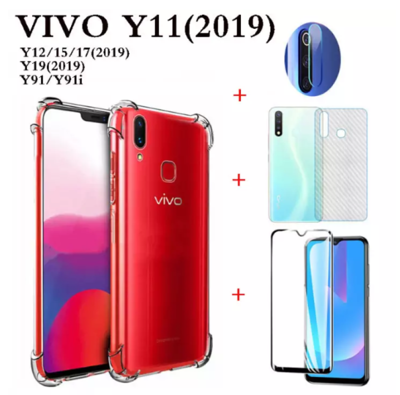 （4in1）For VIVO Y11 phone case VIVO Y19(2019) VIVO Y17 Y12 Y15 Y30 Y50 ...