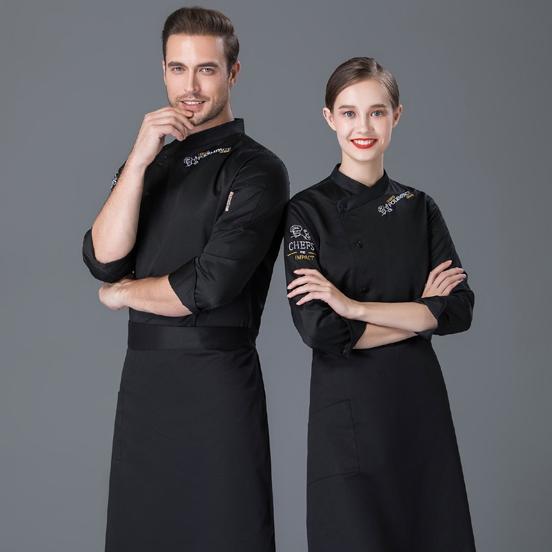 Jinrui Professional Customized Clothing Chef Work Clothes Long-Sleeved ...