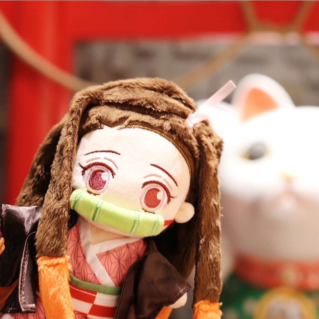 In StockDemon Slayer Nezuko Plush 9quot23cm Nezuko Kamado Plushie Doll ...