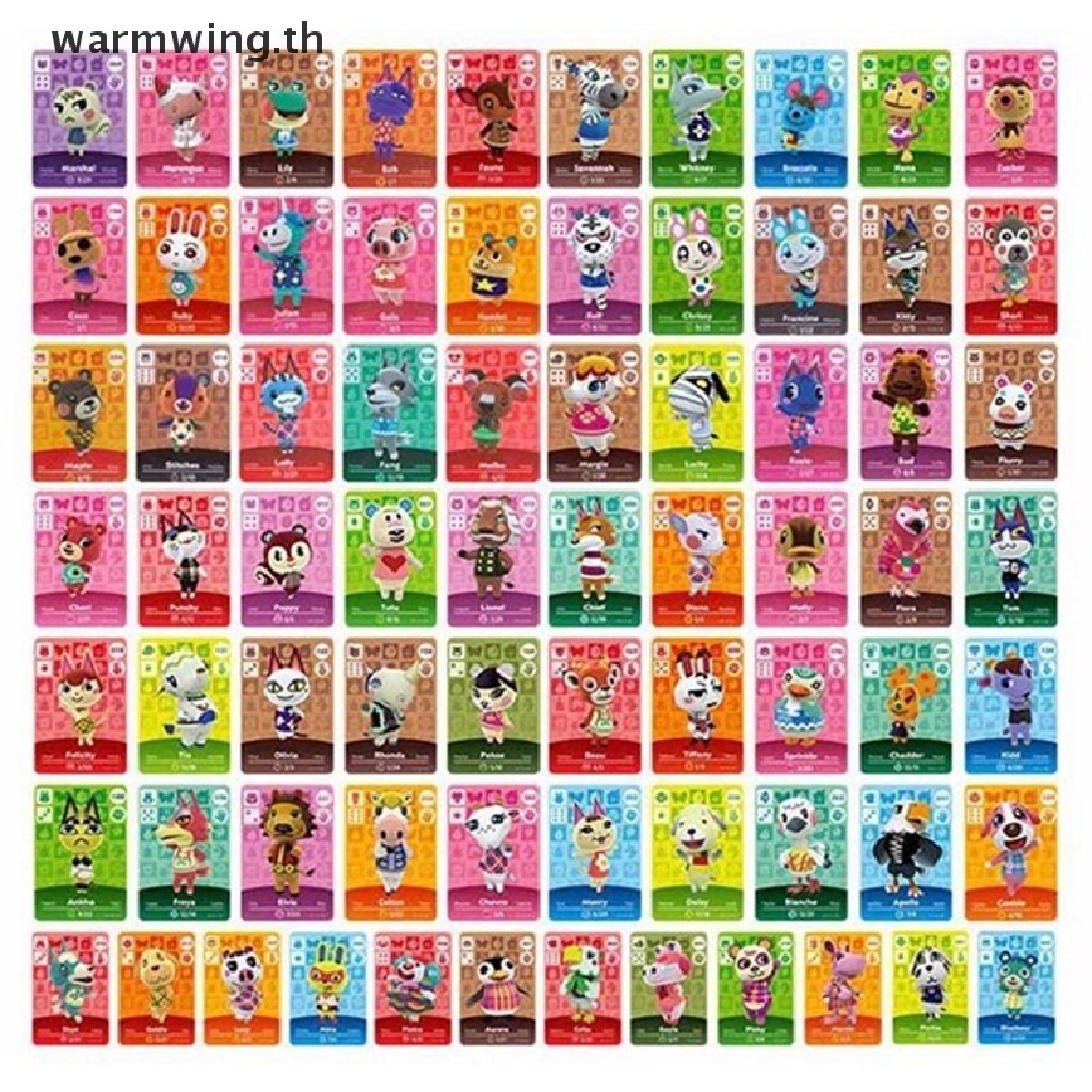 warmwing 25pcs Game Animals Crossing New Horizons Amiibo Card Ankha ...