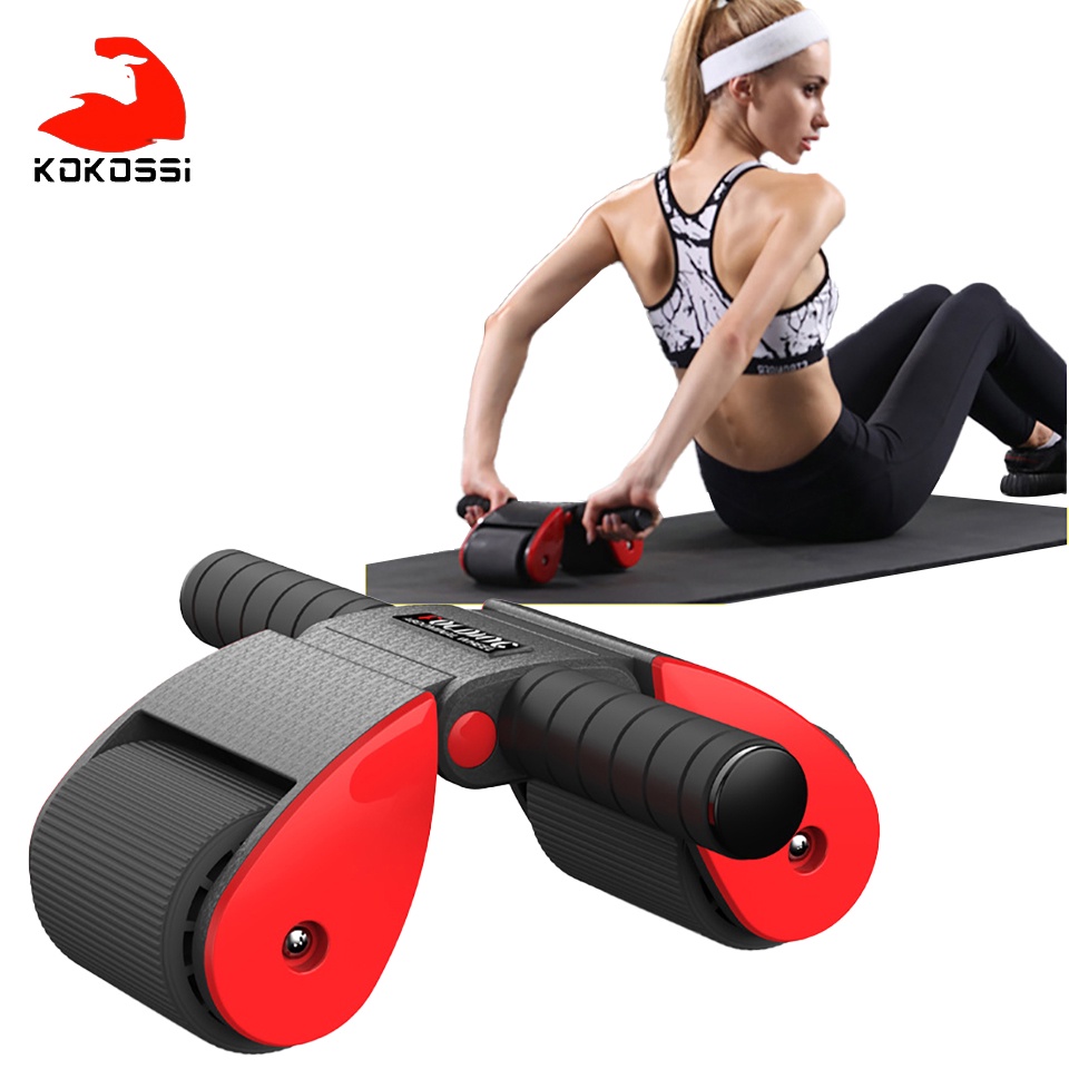 ล้อหน้าท้องKoKossi Folding Abdominal Wheel Men Women Home Gym Sorts ...