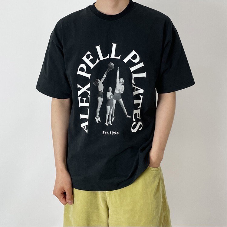 Oversized เสื้อยืดโอเวอร์ไซส์ลายALEX PELL PILATES - jngimmic_shirt ...