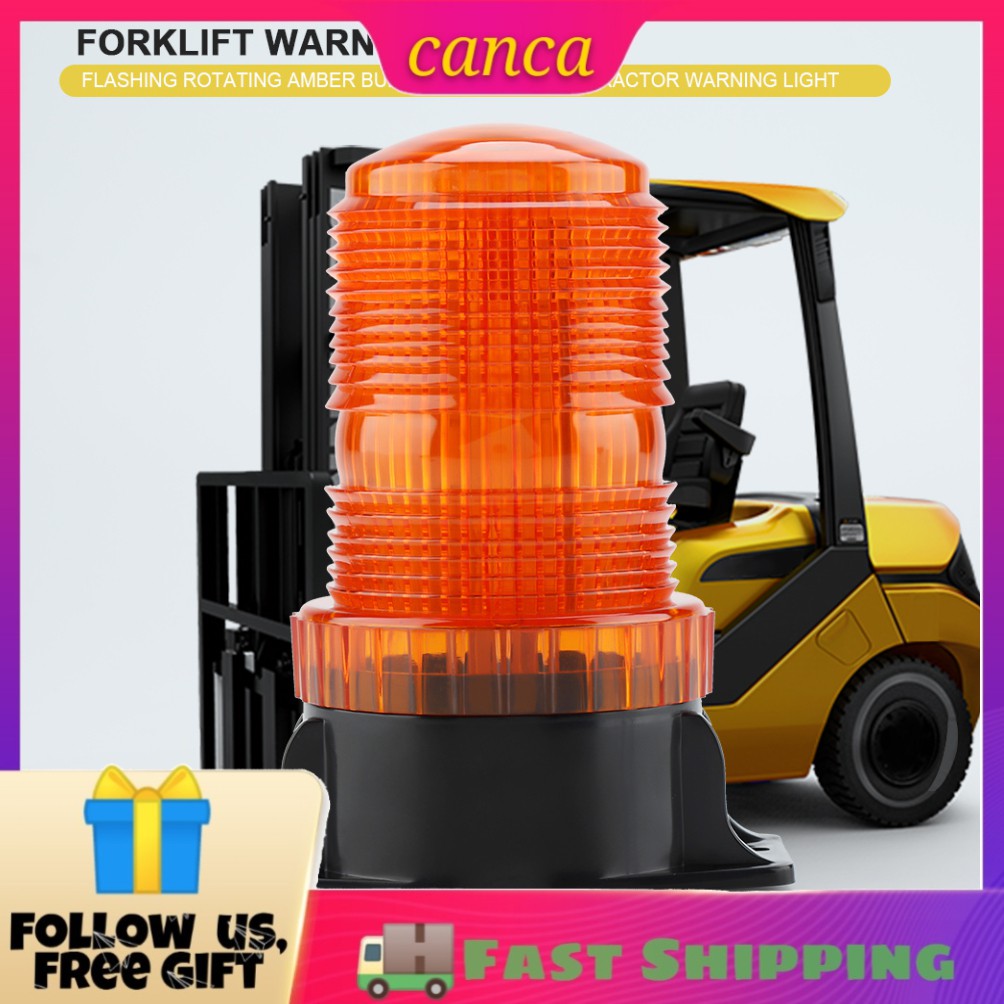 LEDs 10-110V Forklift Flashing Light Strobe Rotating Bulb 30 Warning ...