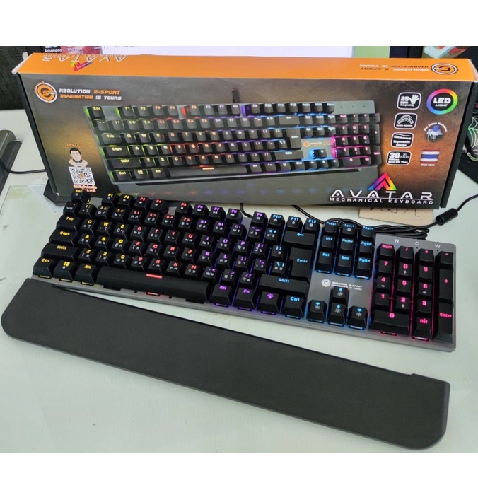 Keyboard Gaming Mechanical ยี่ห้อ Neolution E-Sport AVATAR คีย์บอร์ด ...