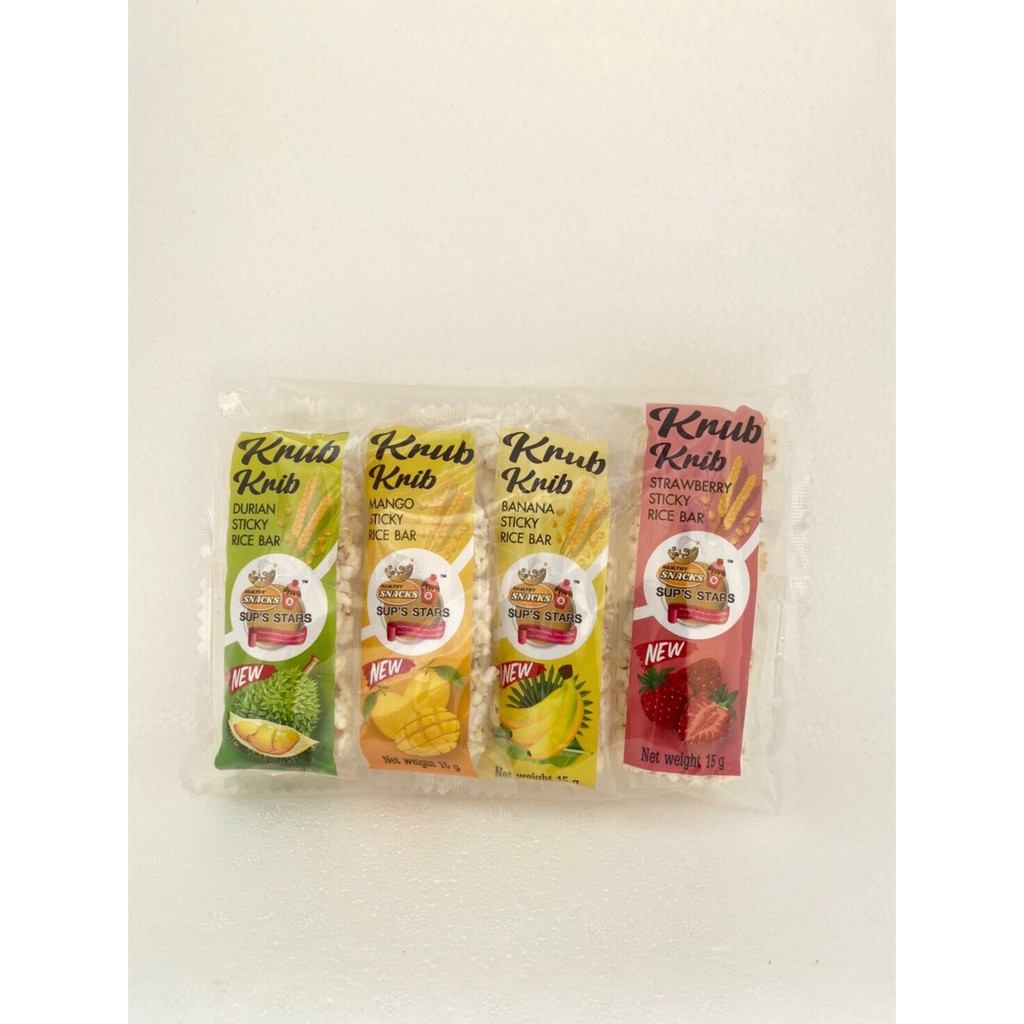 Krub Krib Crispy Rice Bar ( Sup's Stars Healthy Snacks ) | Shopee Thailand
