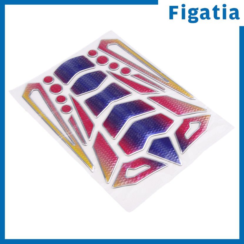 1 Set Waterproof Motorcycle Motorbike Fuel Tank Protector Sticker ...