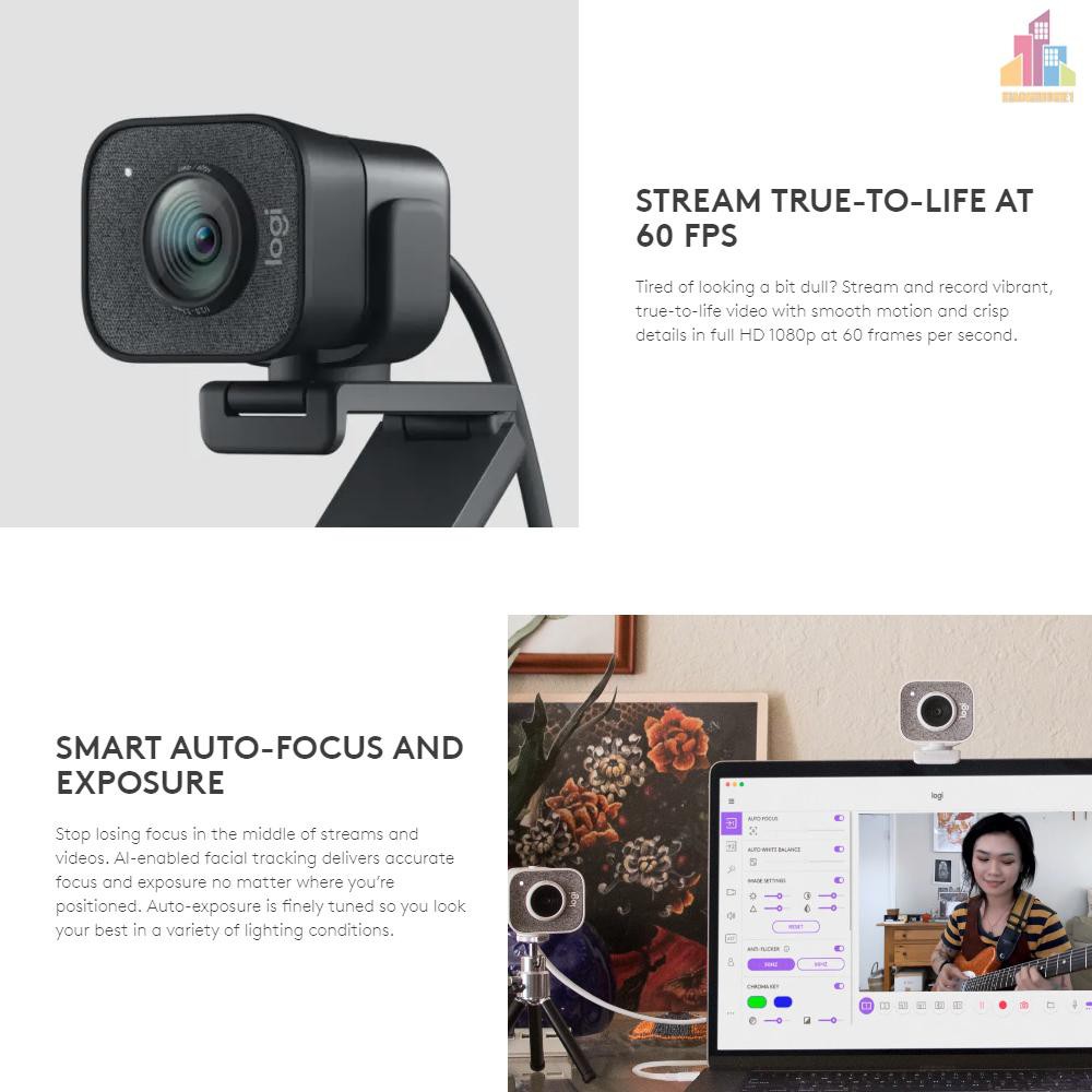 Xe Logitech StreamCam HD Web Camera with Microphone Live Streaming ...