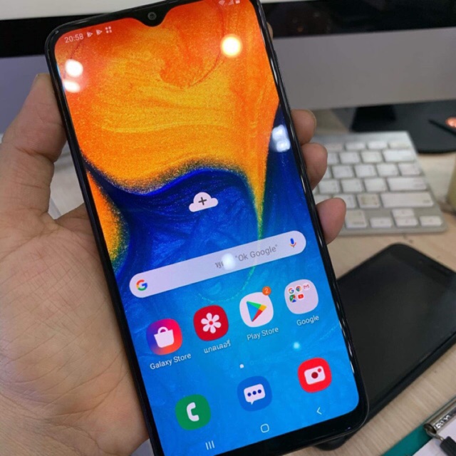 Samsung A20 มือ2 สอง 332 สภาพ95 ส่งฟรีเคอรี่ เก็บเงินปลายทางฟรี ...