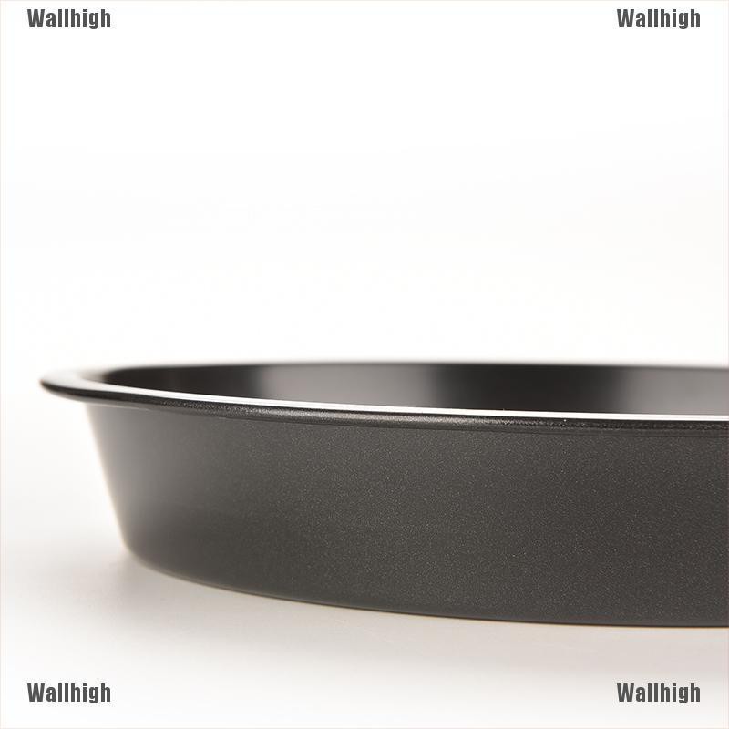 Wallhigh New Round Deep Dish Pizza Pan 8 Non-stick Pie Tray Baking ...