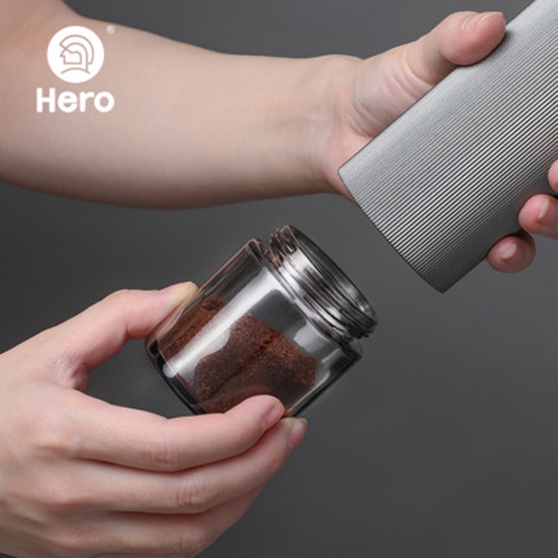 เครื่องบดกาแฟHero S02 ortable Manual Coffee Grinder 420 Stainless Steel ...