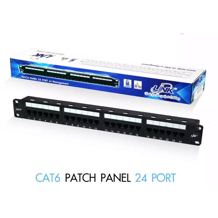 LINK Patch Panel 24 port CAT6 (US-3124A) - interlink_official_shop ...