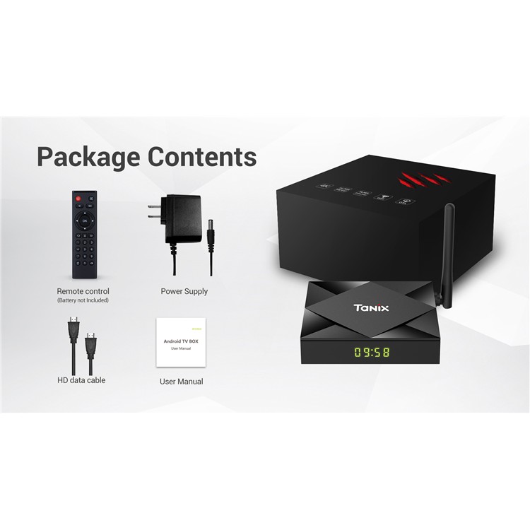 TX6s (64GB ROM ) CPU H616 Ram4 Rom 64 WIFI 2.4GBluetooth Smart TV Box ...