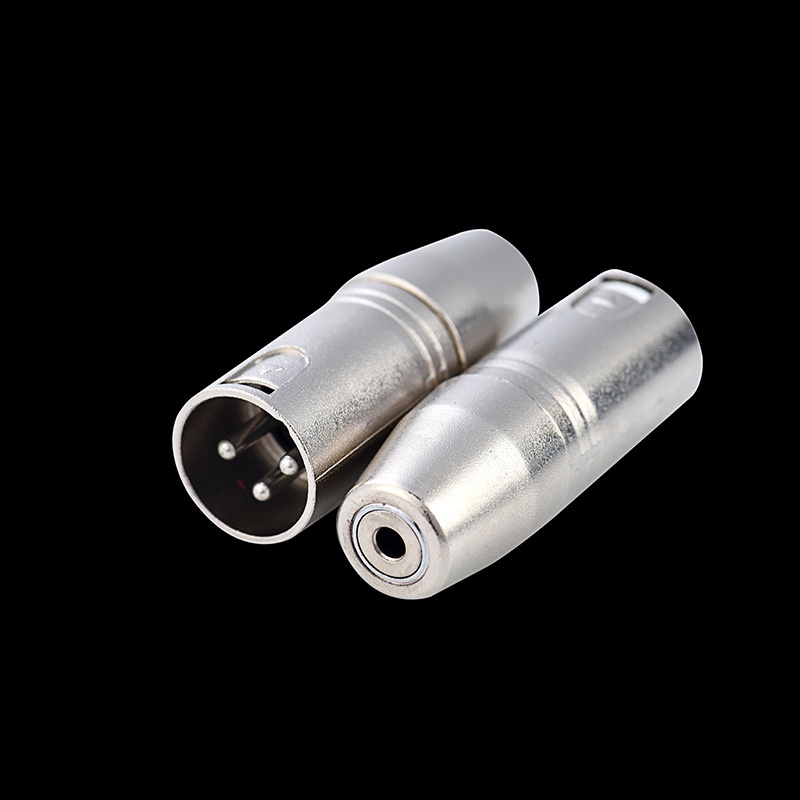 XLR 3 Pin Male Plug Converter to 3.5mm 18quot TRS Mini Jack Female ...