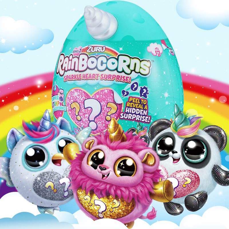 ตุ๊กตาThe new second generation 18cm Genuine al Rainbocornse Rainbow ...