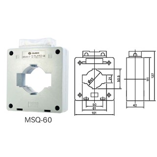 QUBIX CT MSQ-60 หม้อแปลงกระแสไฟฟ้า CT รุ่น MSQ-60 ยี่ห้อ Qubix | Shopee ...