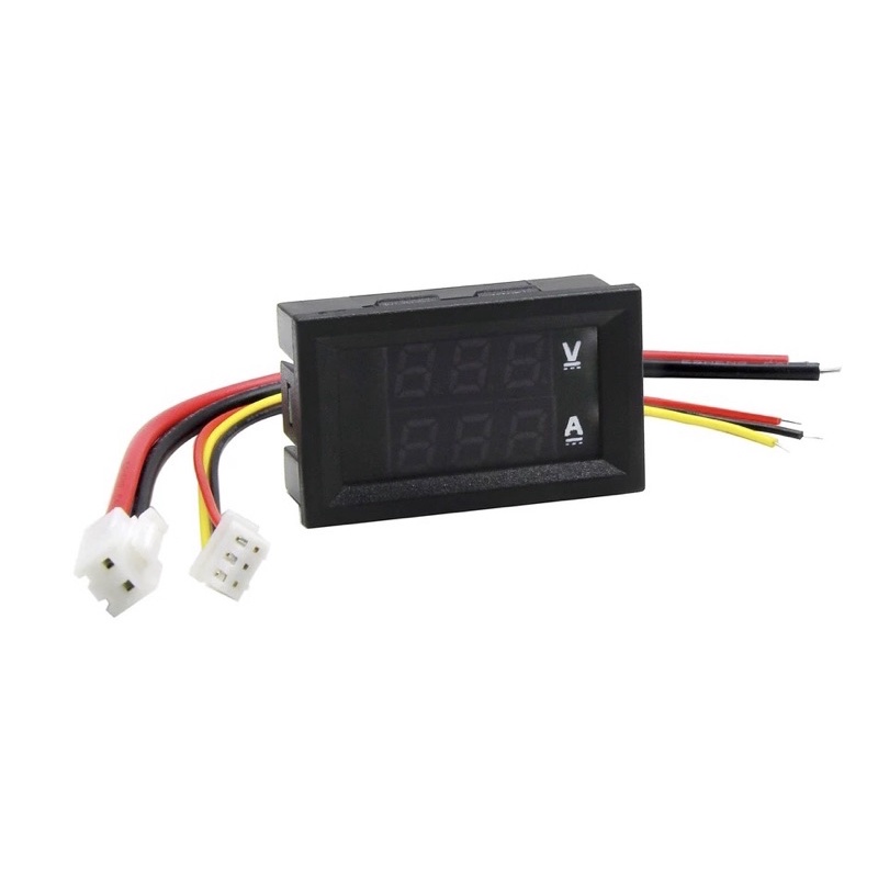 Mini Digital Voltmeter Ammeter DC 100V 10A | Shopee Thailand