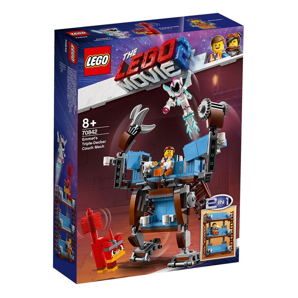 70842 THE LEGO MOVIE 2 Emmets Triple-Decker Couch Mech - brickpoly ...