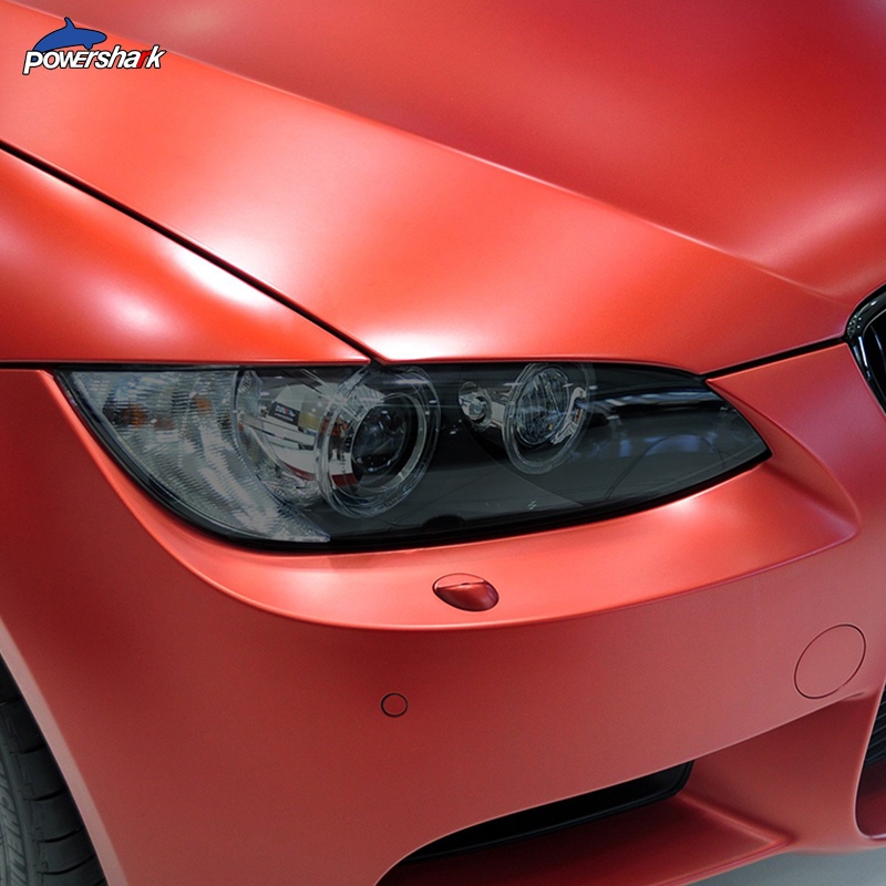 Car Headlight Tint Smoked Black Protective Film Front Light Transparent ...