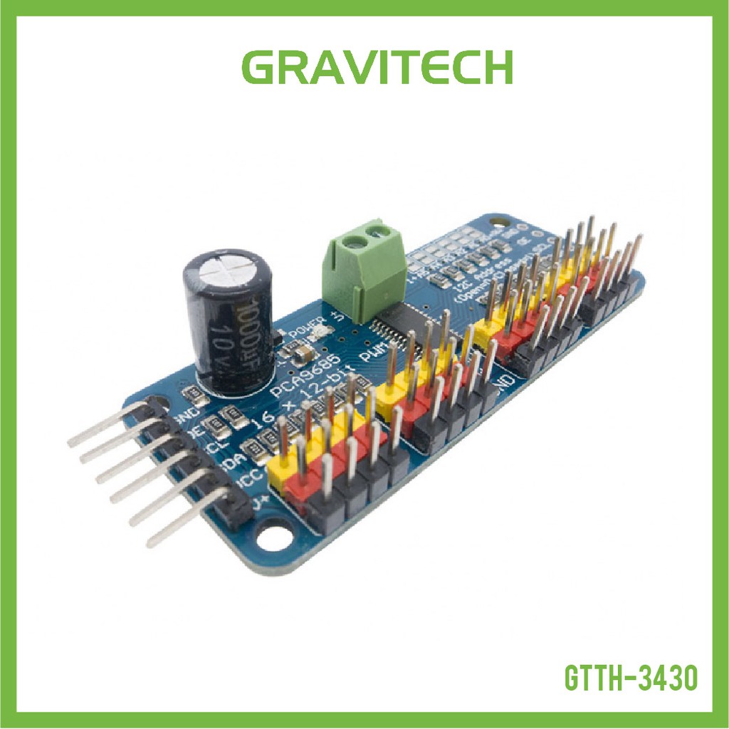 [Gravitechthai]16-CH 12-BIT I2C PWM/Servo Motor Driver - PCA9685 ...