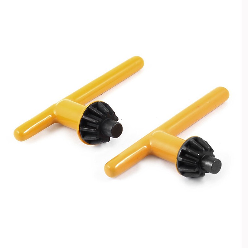 2 Pcs 5/8" Gear Dia 11 Teeth T Shaped Grip Metal Drill Chuck Key ...