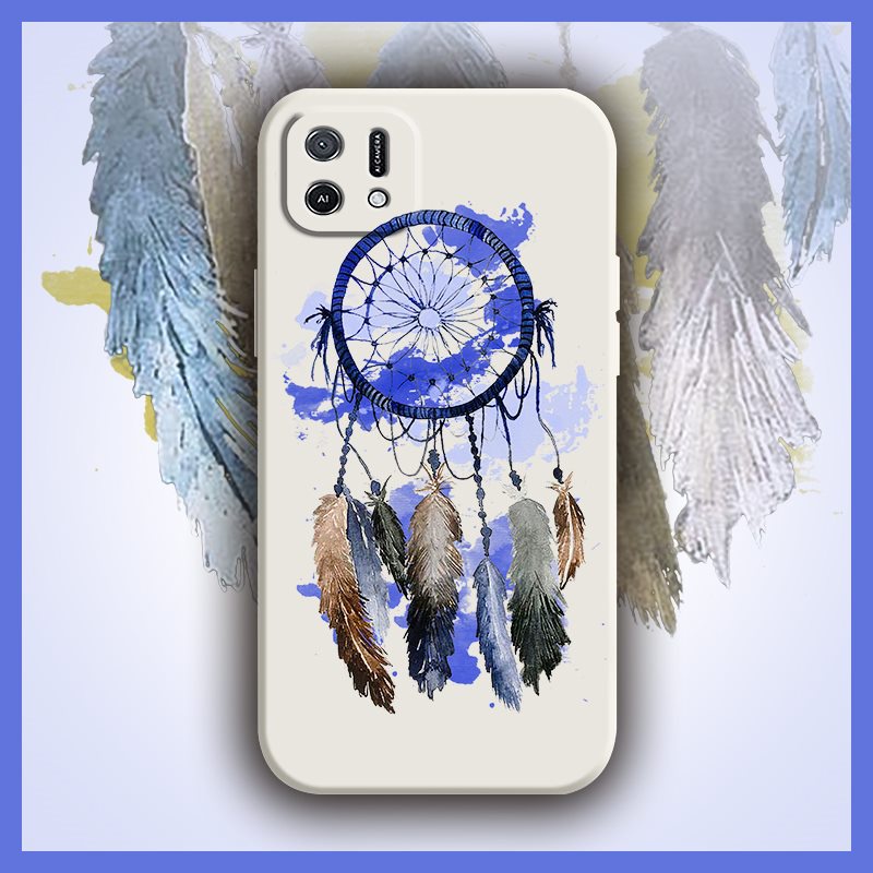 cute cat Phone Case For OPPO A16K Back Cover Liquid silicone shell Lens ...