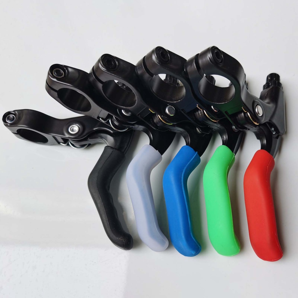 Moon_1Pair Brake Cover Bright Color Anti-slip Silicone Bicycle Brake ...