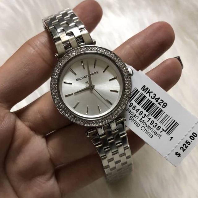 Mk3429 ขนาด 33 mm MK Women's Mini Darci Stainless Steel Bracelet Watch ...