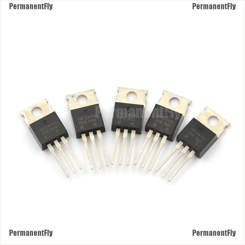 PermanentFly 5pcs/set 55V 49A TO-220 IRFZ44N IRFZ44 Power Transistor MOSFET N-Channel | Shopee ...
