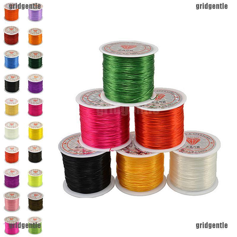 【grid】 0.5MM Crystal Elastic Bead Stretch Thread Cord Jewelry Bracelet ...
