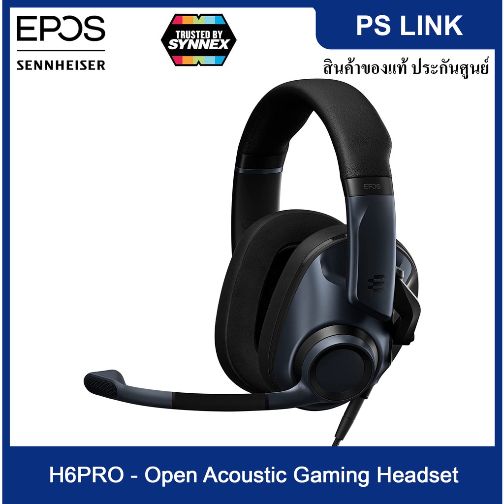 Epos H6 Pro Open Acoustic Gaming headset หูฟังเกมมิ่งแบบเปิดประสิทธิภาพ ...
