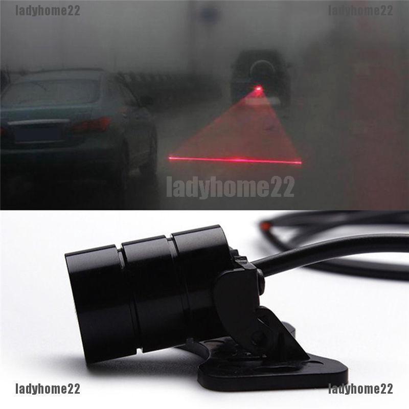 LH Universal Red Car Laser LED Fog Light Rear Anti Collision Signal Warning Lam - ladyhome22.th ...