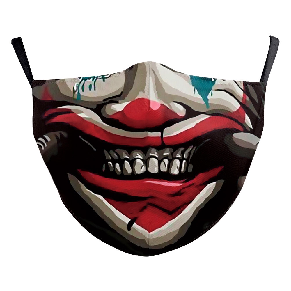 Funny Adult Cosplay Pinhead Clown Skull Masks Women Men Face Mouth ...