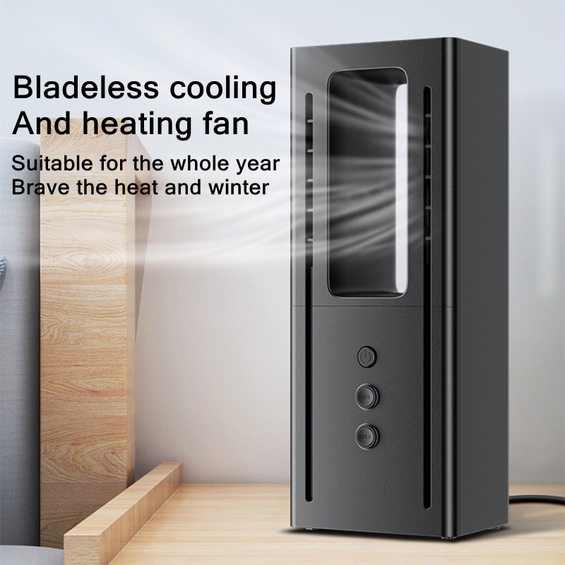 w2 in 1 Multipurpose Bladeless Silent Cooling and Heating Fan For ...